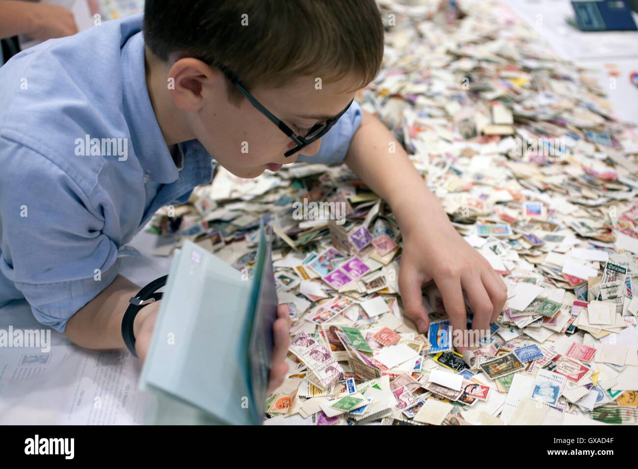 World Stamp Show-NY 2016 youth section for young stamp collectors in ...