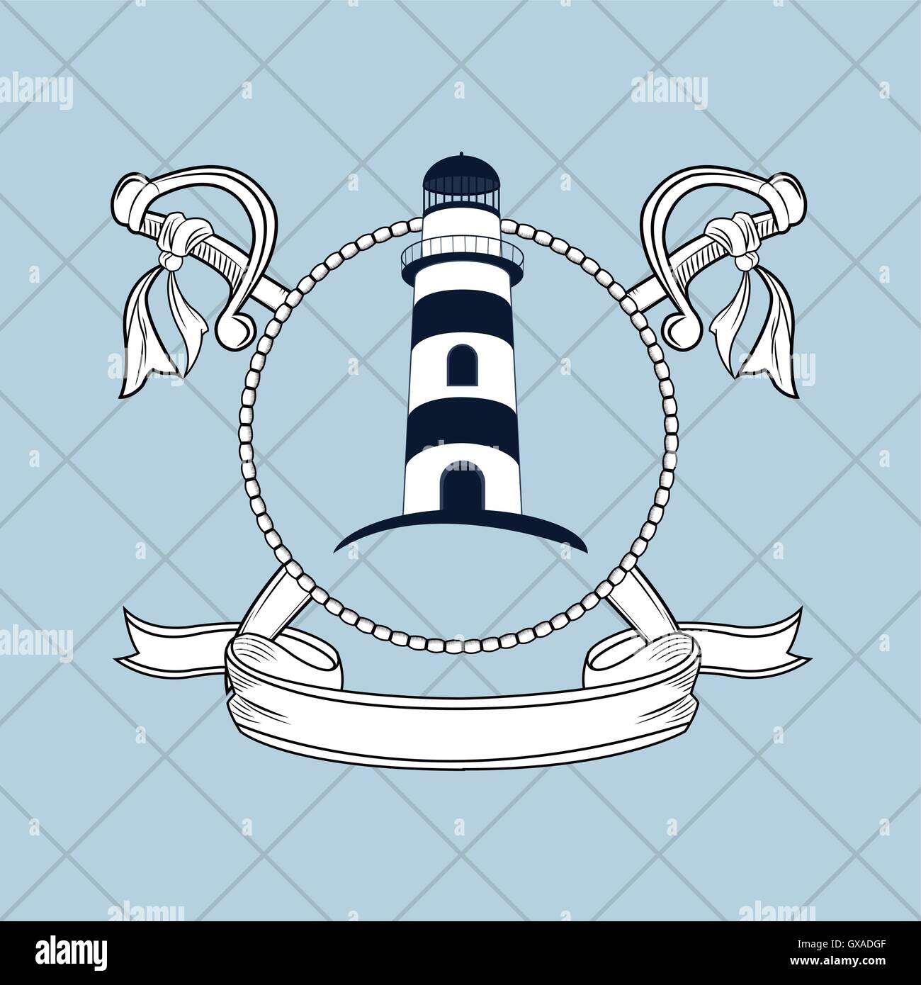 lighthouse emblem image Stock Vector Image & Art - Alamy