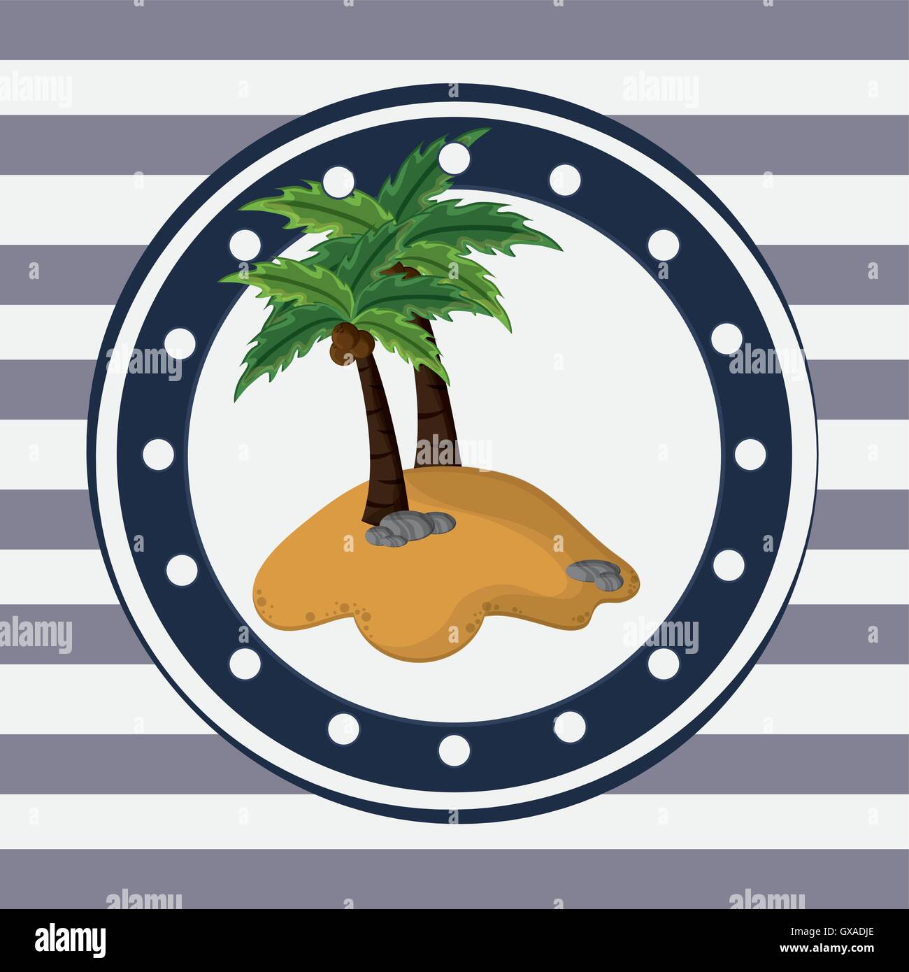 island emblem image Stock Vector Image & Art - Alamy
