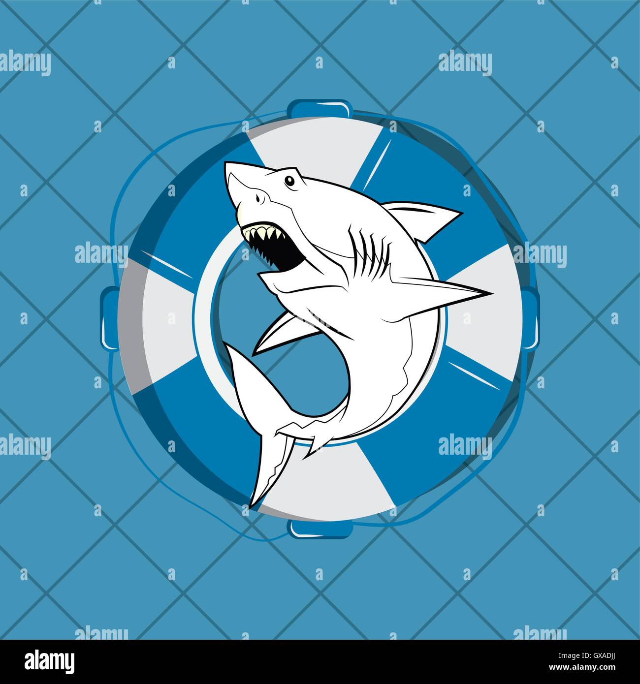 shark emblem image Stock Vector Image & Art - Alamy