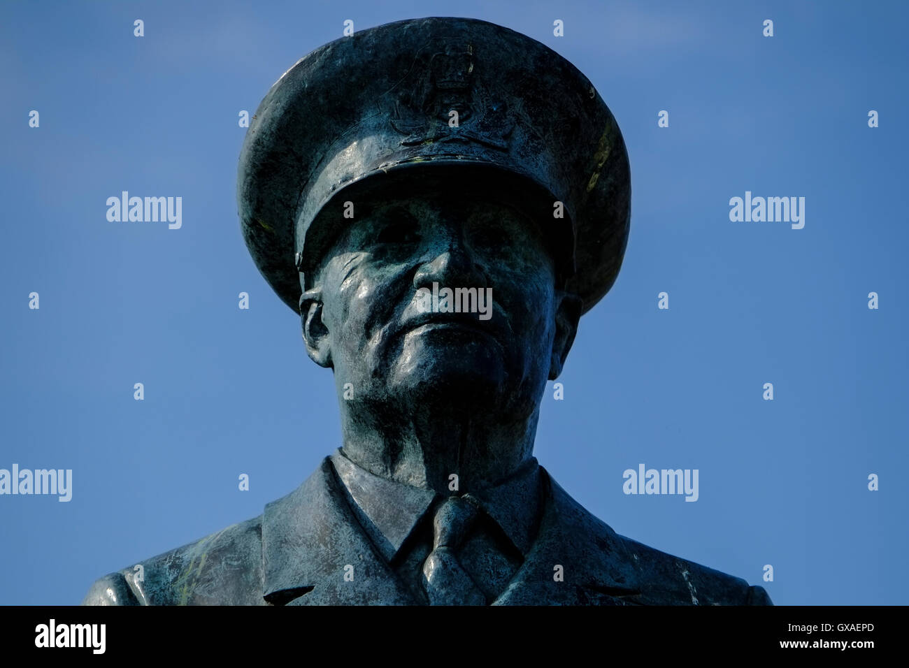 Statue of Admiral Ramsay, Dover Stock Photo - Alamy