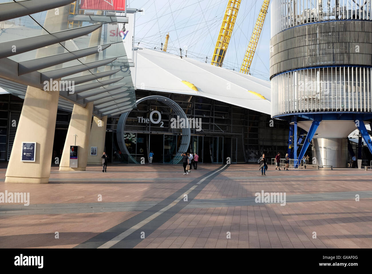Entrance to the O2 Arena- London, UK Stock Photo - Alamy