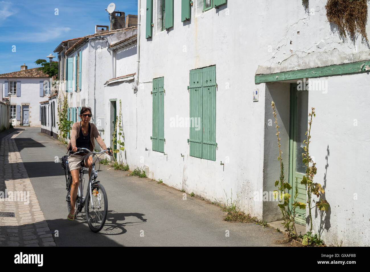 Loix village, Ile de Re, Charente Maritime, France, Europe Stock Photo ...