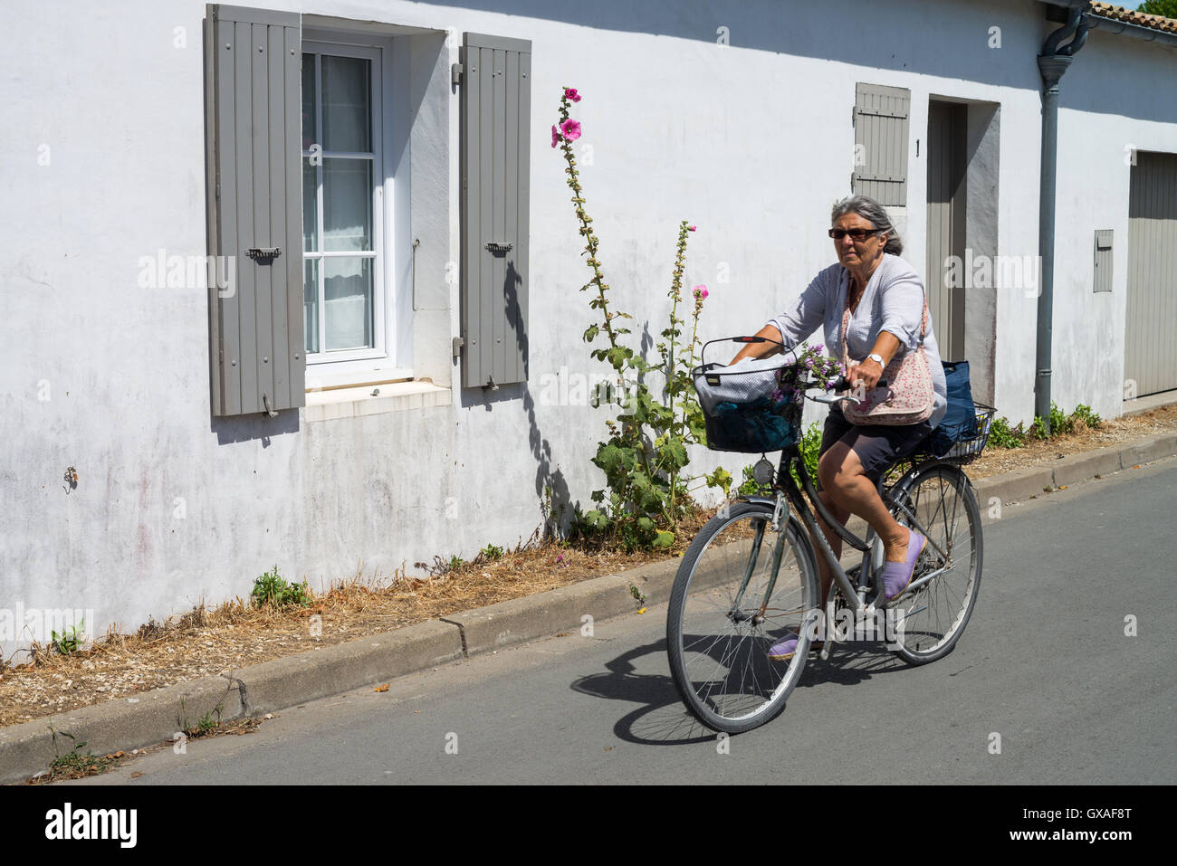 Loix village, Ile de Re, Charente Maritime, France, Europe Stock Photo ...