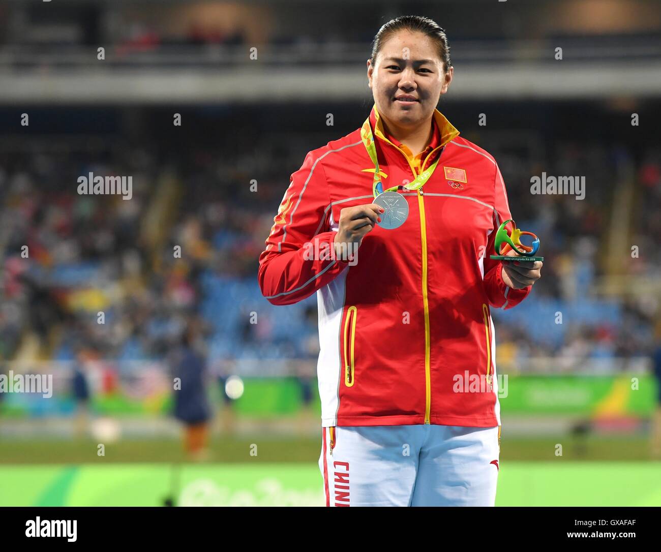 Rio 2016 Summer Olympics - Day 10 Featuring: Zhang Wenxiu Where: Rio de ...