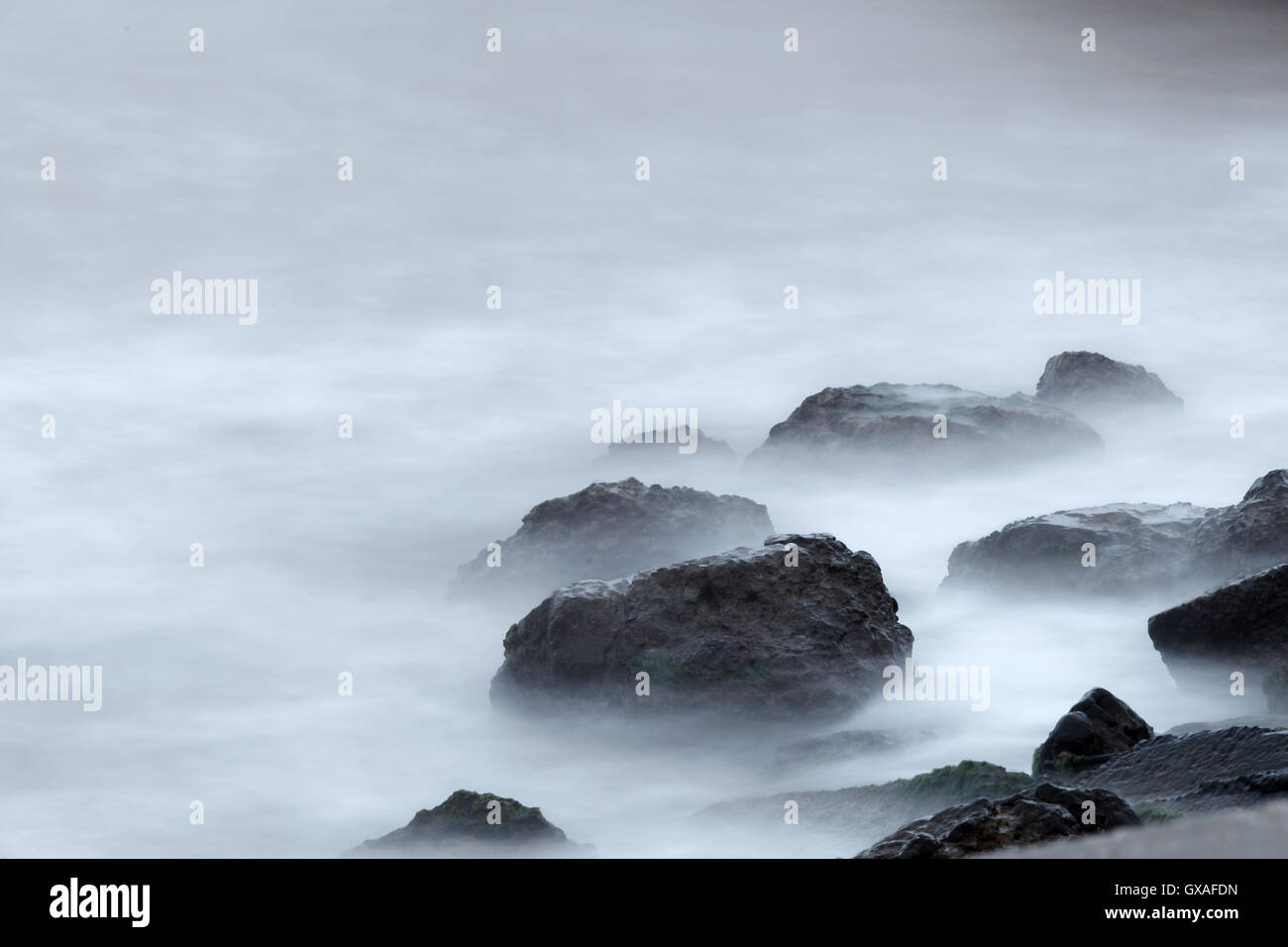 fog over the water Stock Photo - Alamy