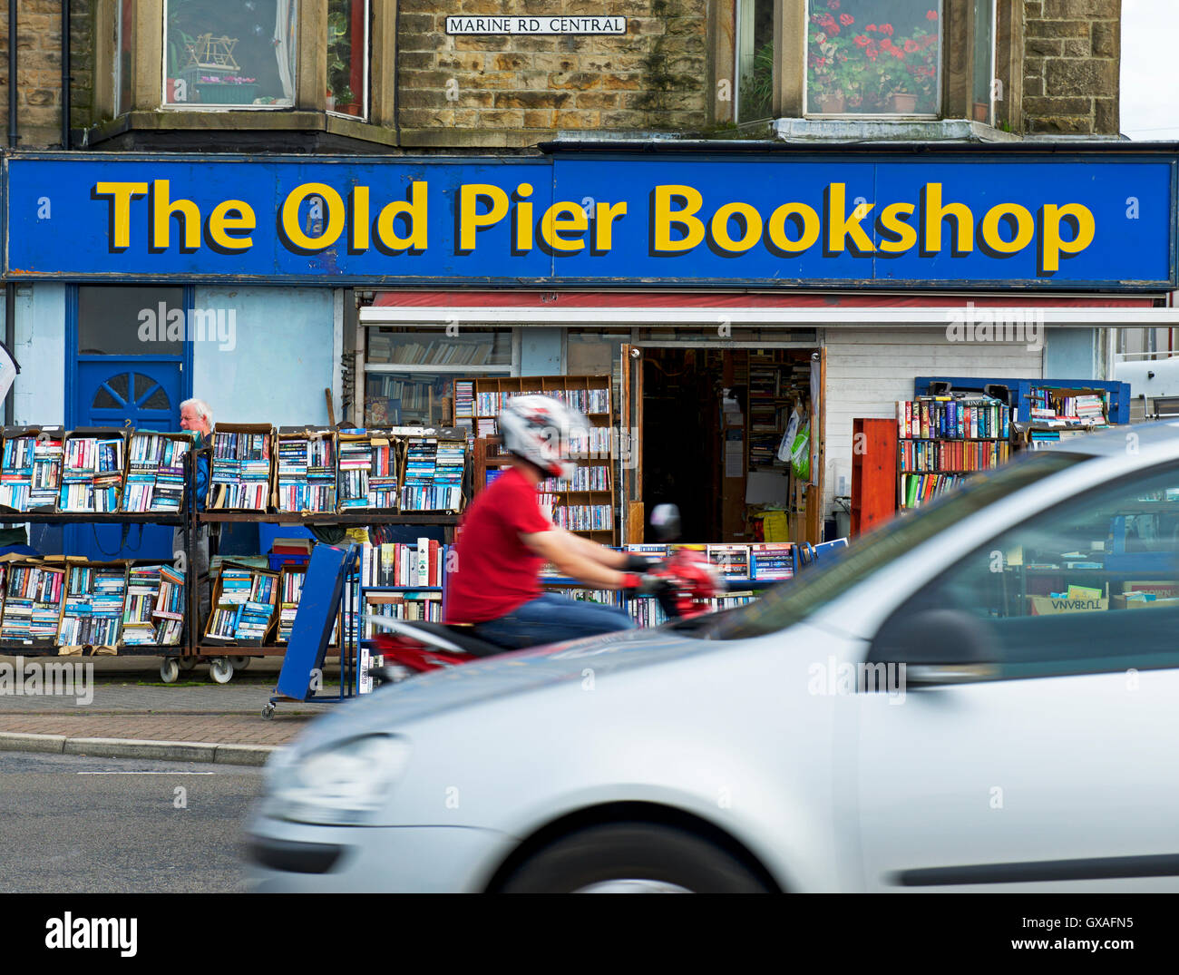The Old Pier Bookshop, Morecambe, Lancashire, England UK Stock Photo - Alamy