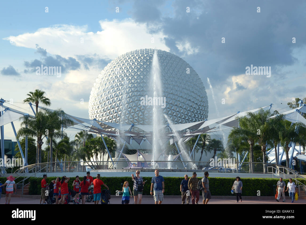 Frozen Ever After ride at the Disney World Epcot park in Florida USA ...