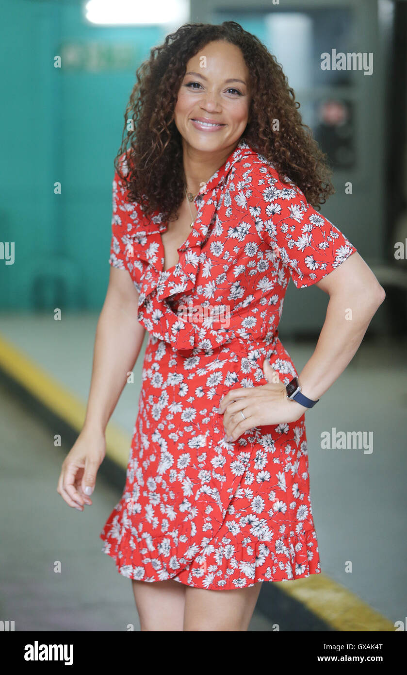 Angela Griffin outside ITV Studios Featuring: Angela Griffin Where ...