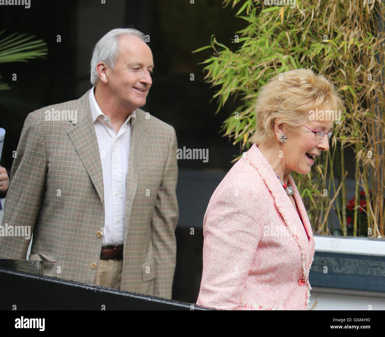 Christine and Neil Hamilton outside ITV Studios Featuring: Christine ...