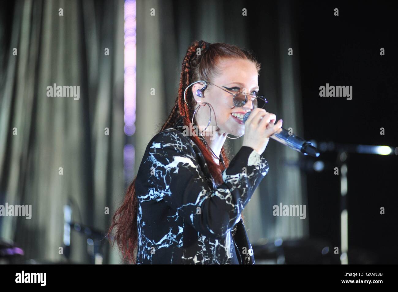 Jess Glynn performs at Haydock park racecourse. Featuring: Jess Glynne ...