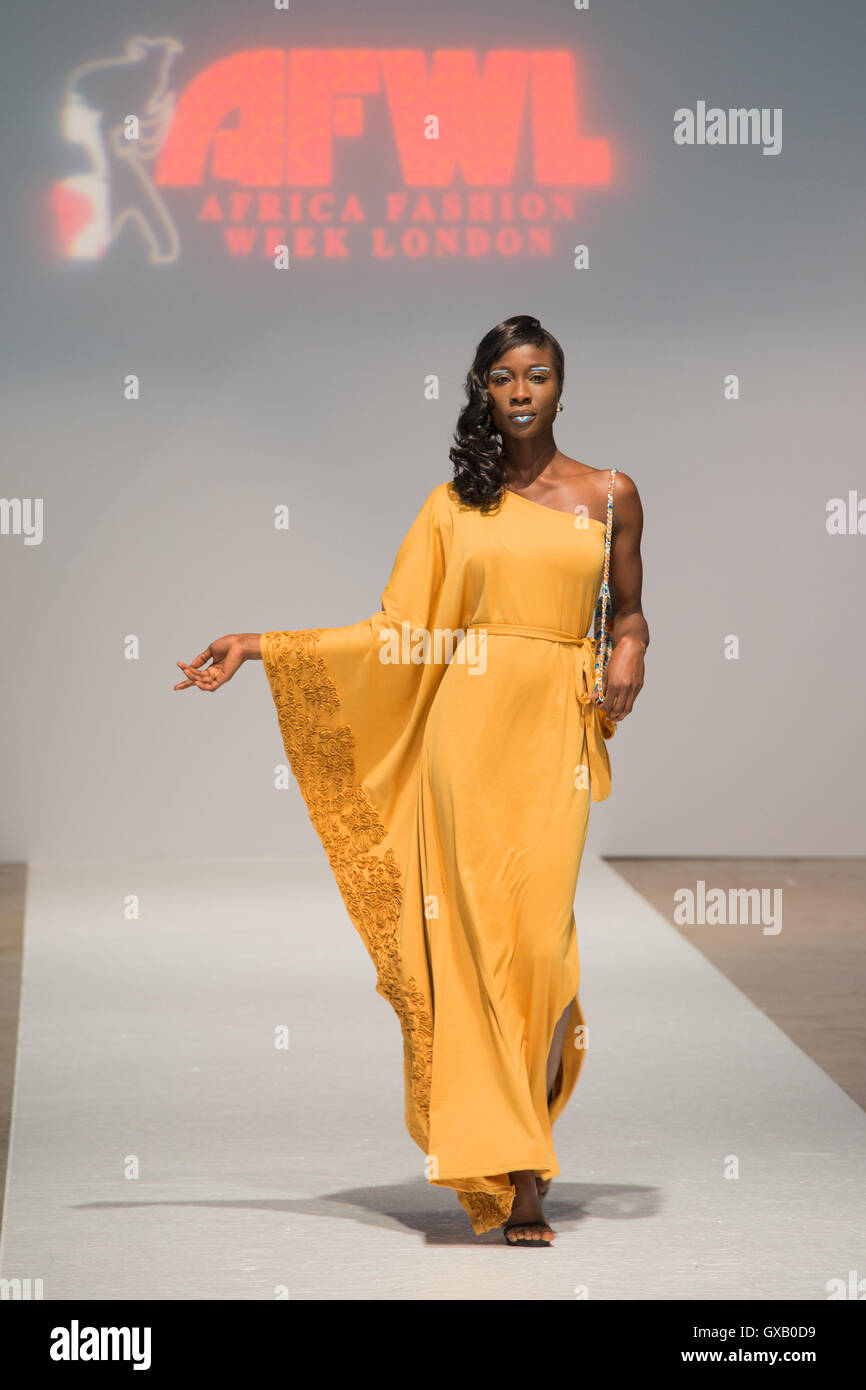 Didi Creations is showcased at the Africa Fashion Week London held at ...