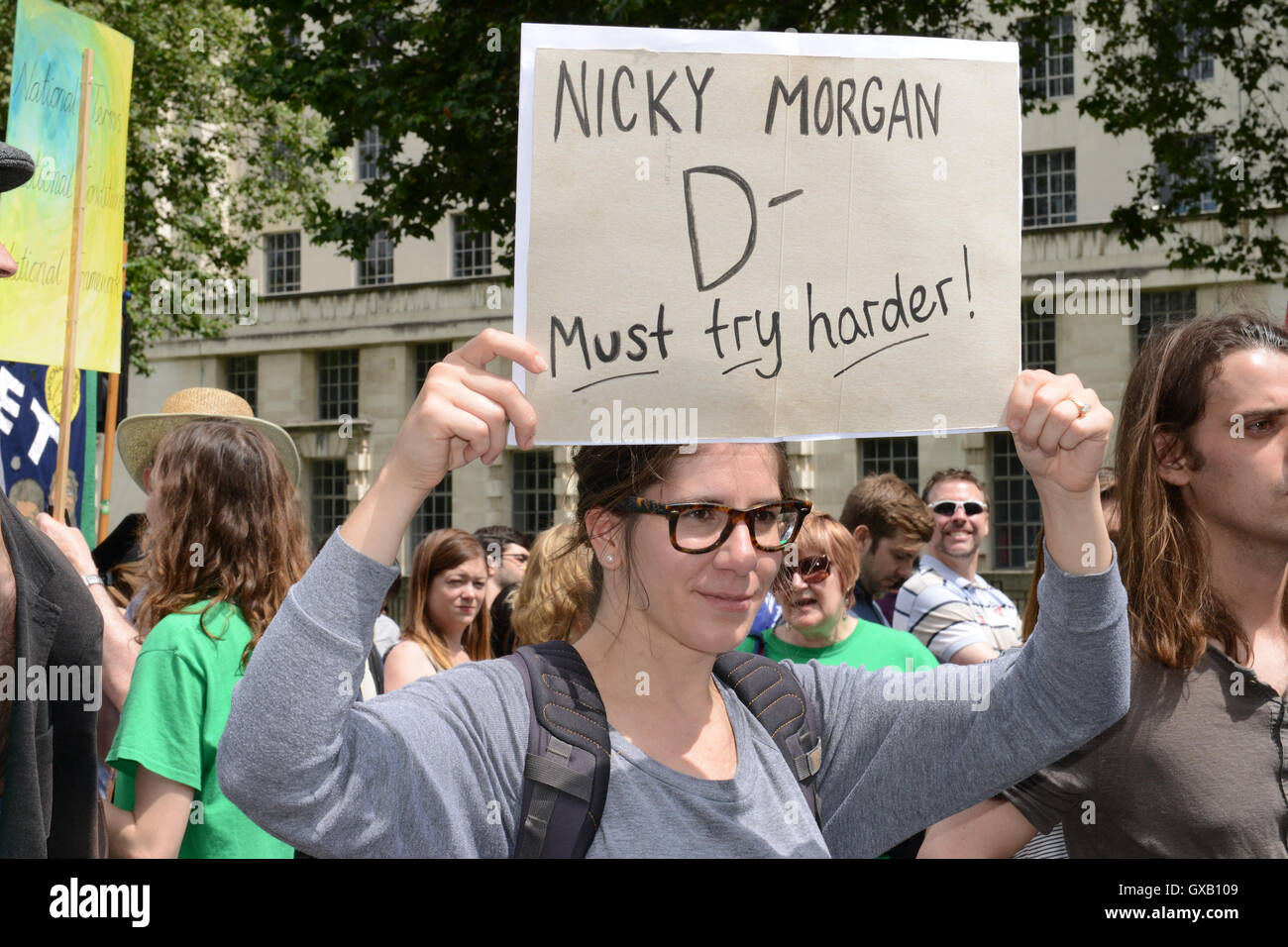 As the NUT takes a one day strike action in England, teachers march to ...