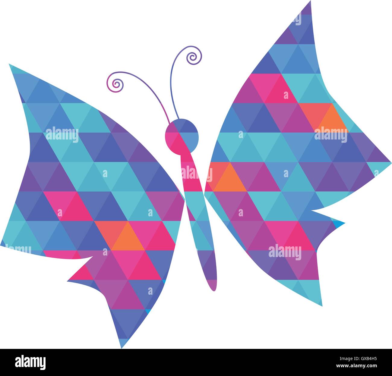 Triangle pattern hi-res stock photography and images - Alamy