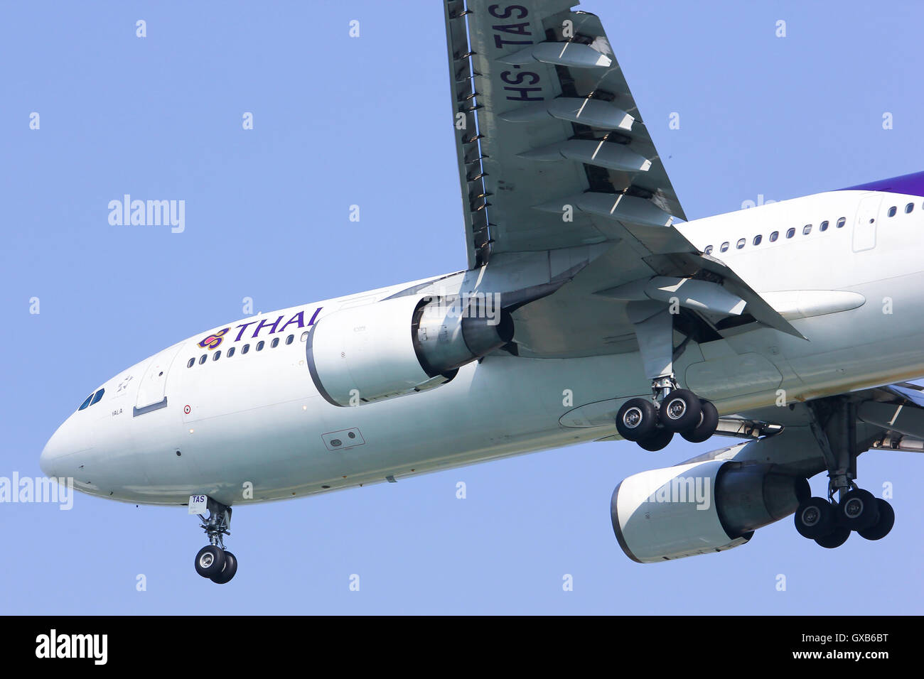 HS-TAS Airbus A300-600R of Thaiairway Stock Photo - Alamy