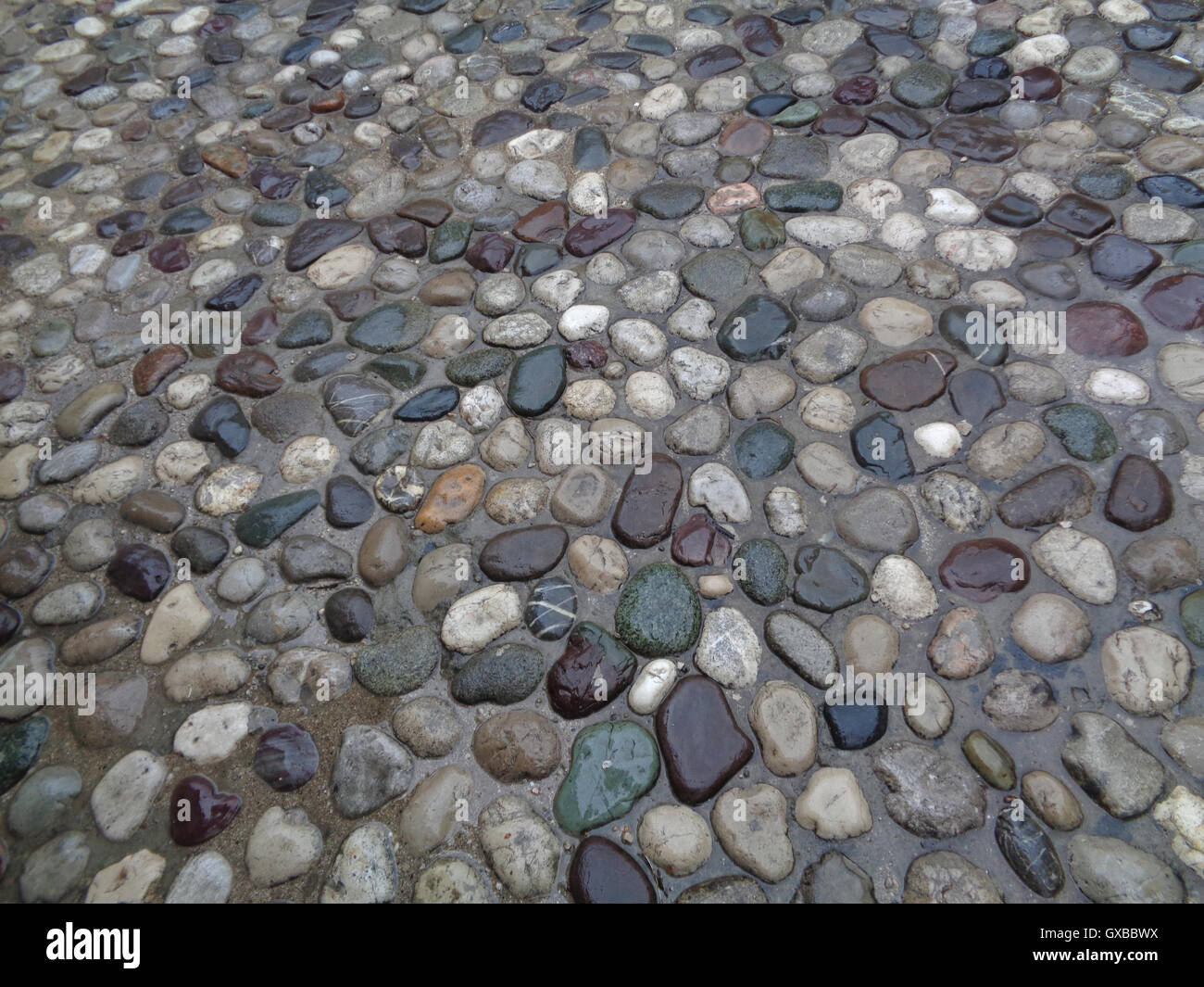 Cobblestone Path after raining in Mostar, Bosnia and Herzegovina Stock ...