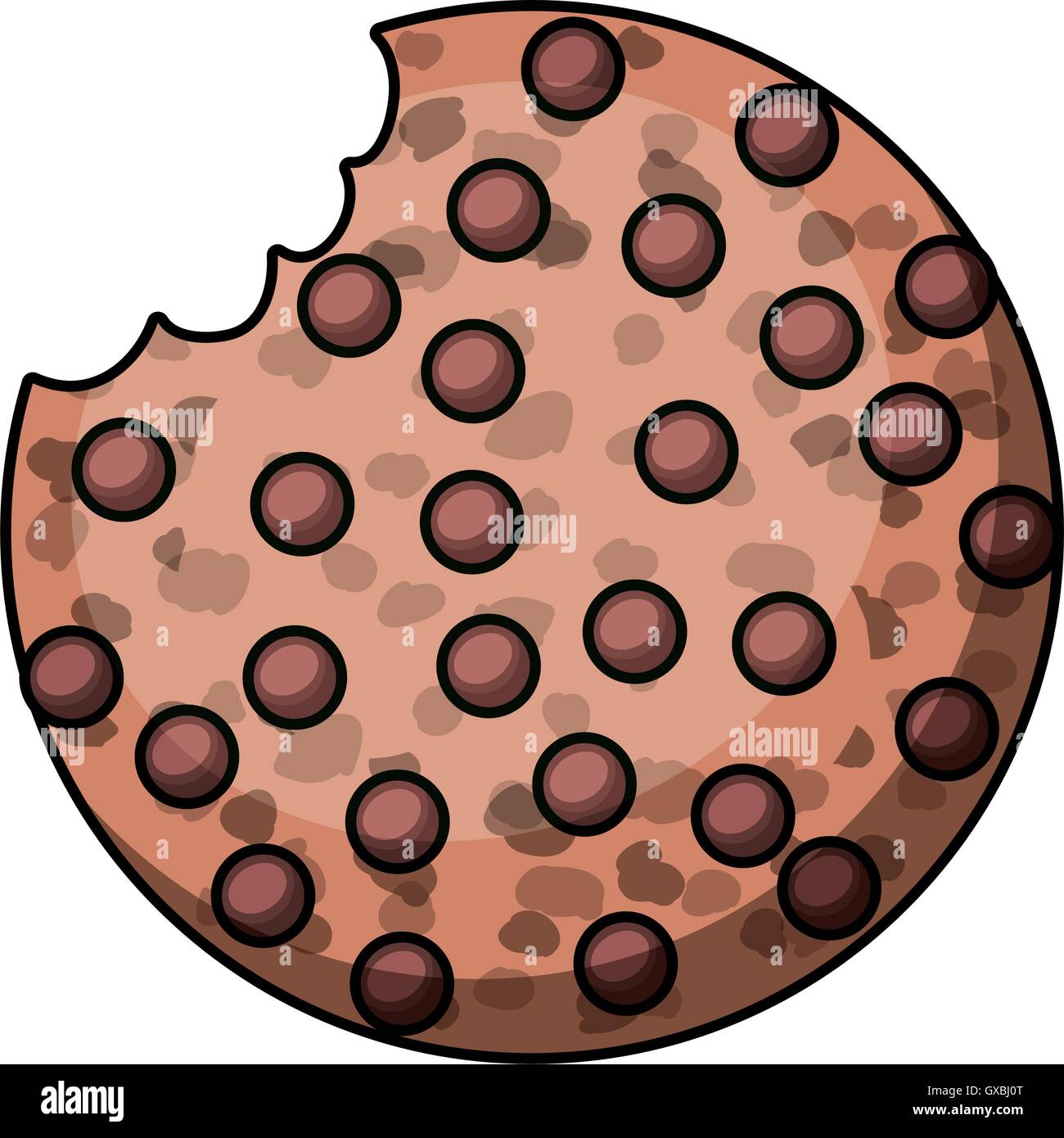 Coockie cartoon food design Stock Vector Image & Art - Alamy