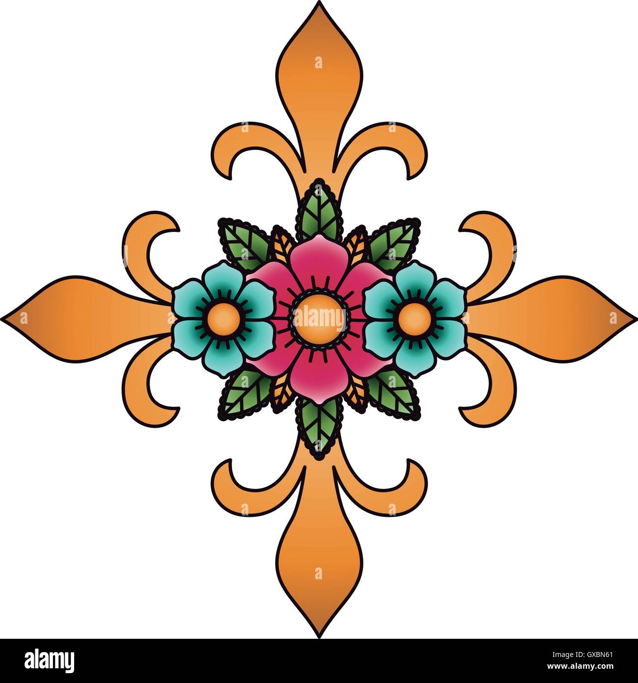 Isolated cross shape design Stock Vector Image & Art - Alamy