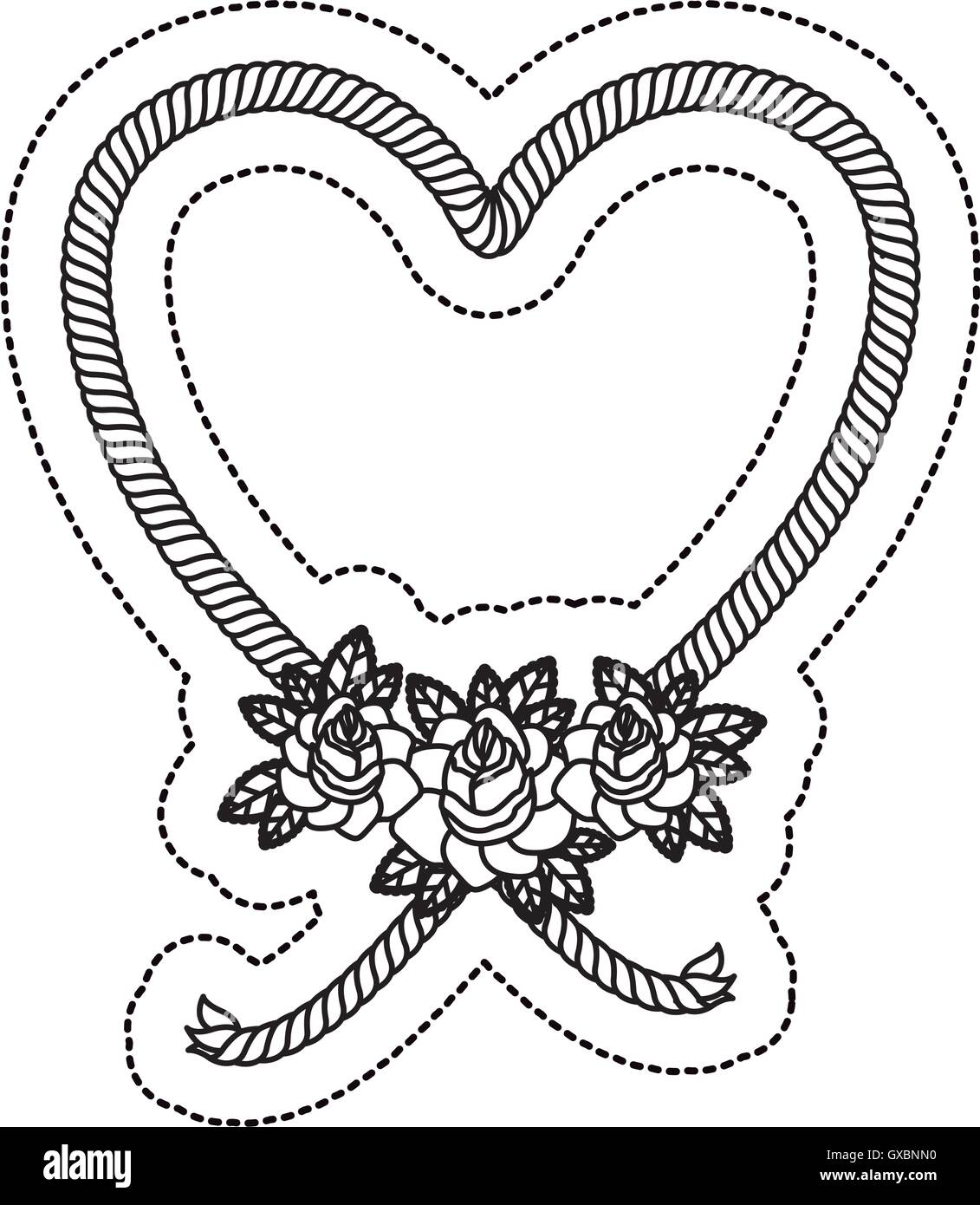 Isolated heart shape design Stock Vector Image & Art - Alamy