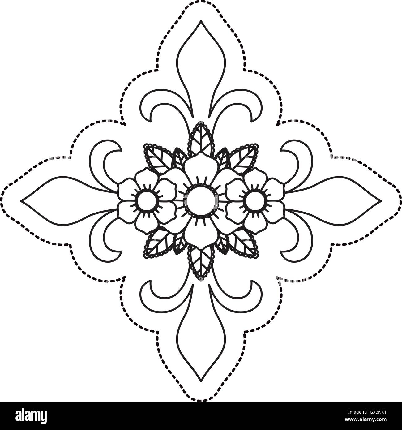 Isolated cross shape design Stock Vector Image & Art - Alamy