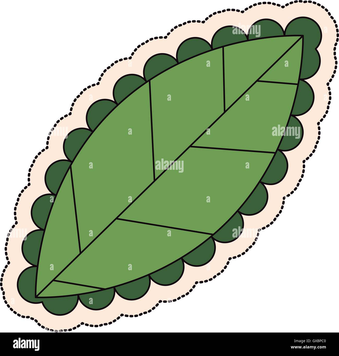 leaf plant decoration design Stock Vector Image & Art - Alamy