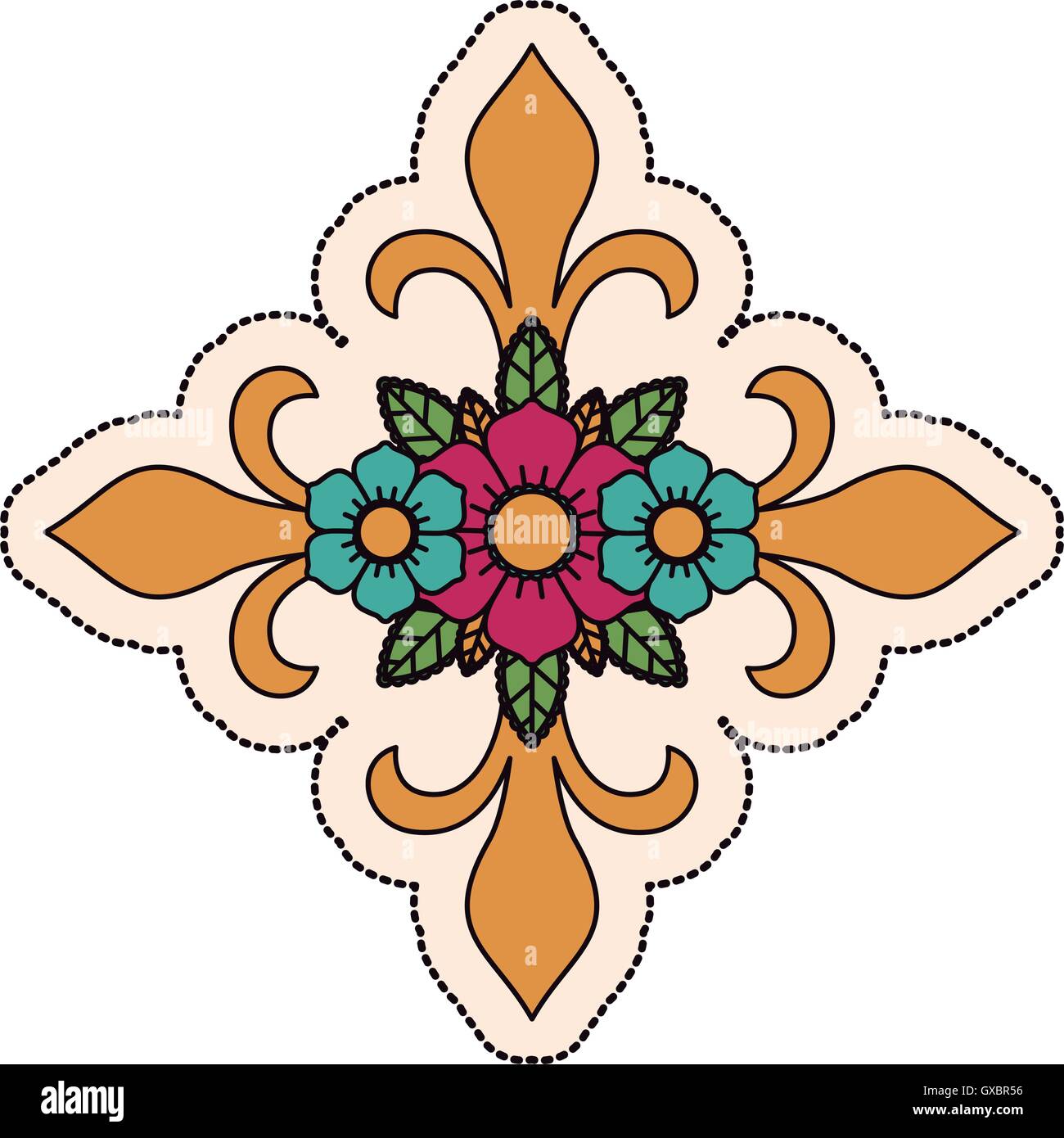 Isolated cross shape design Stock Vector Image & Art - Alamy