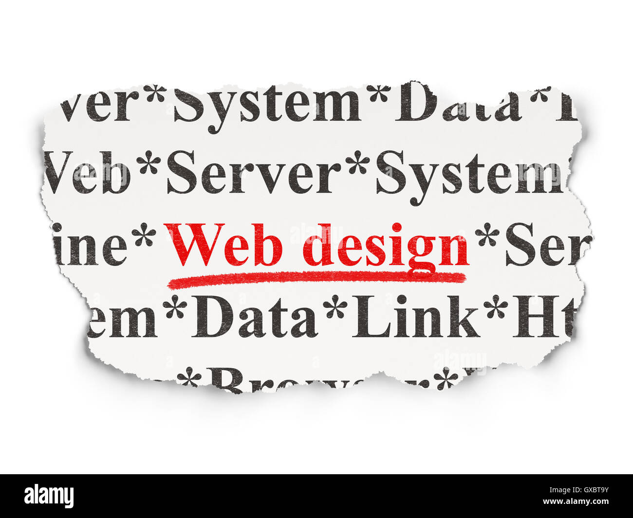 Web design concept: Web Design on Paper background Stock Photo - Alamy