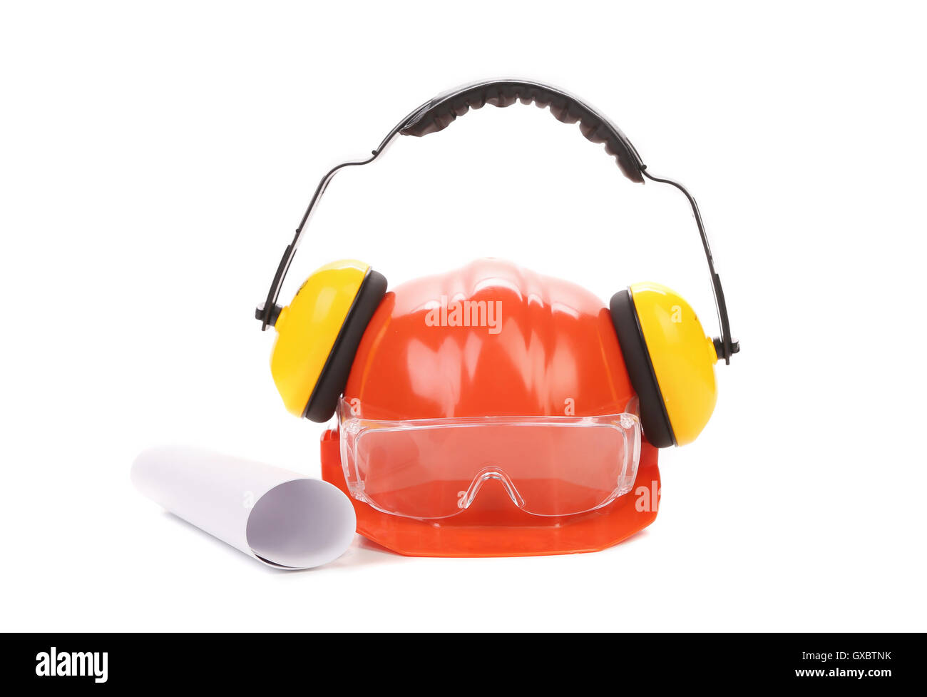 Protective goggles hard hat Cut Out Stock Images & Pictures - Alamy