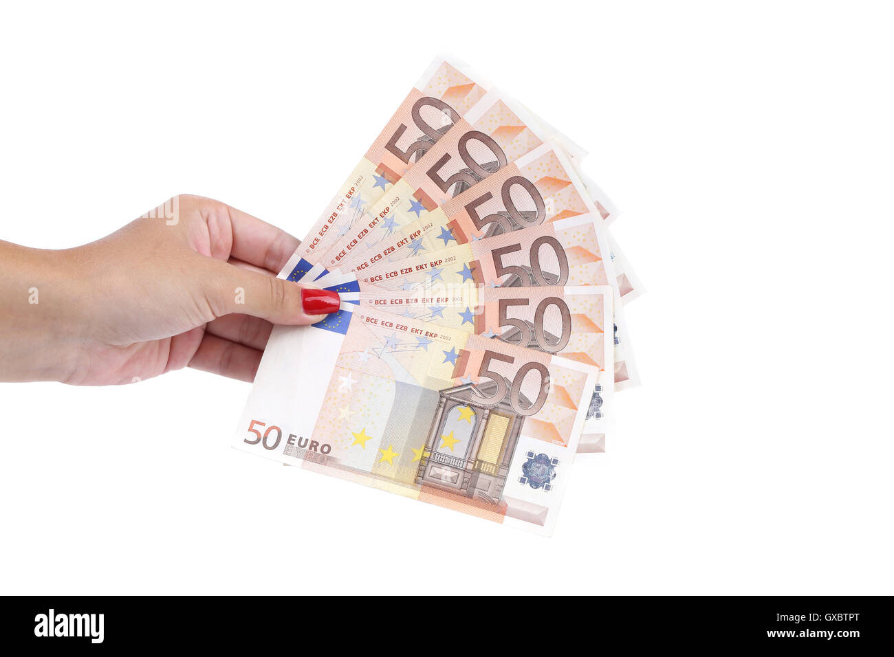 50 notes fan hi-res stock photography and images - Alamy