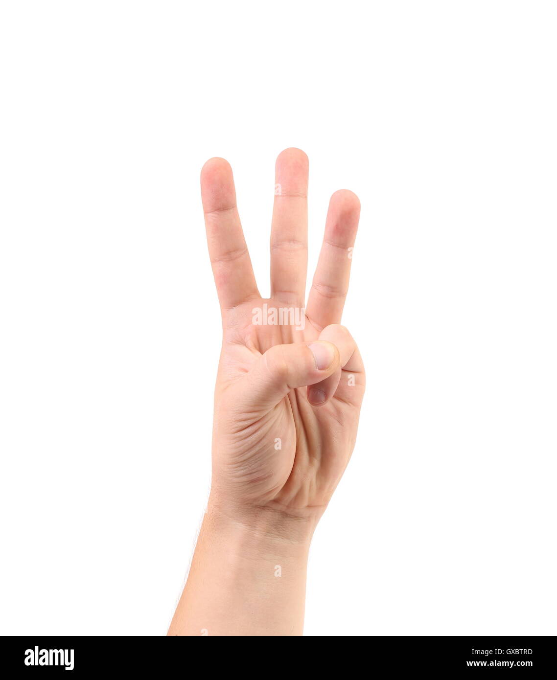 Score on the finger Stock Photo - Alamy