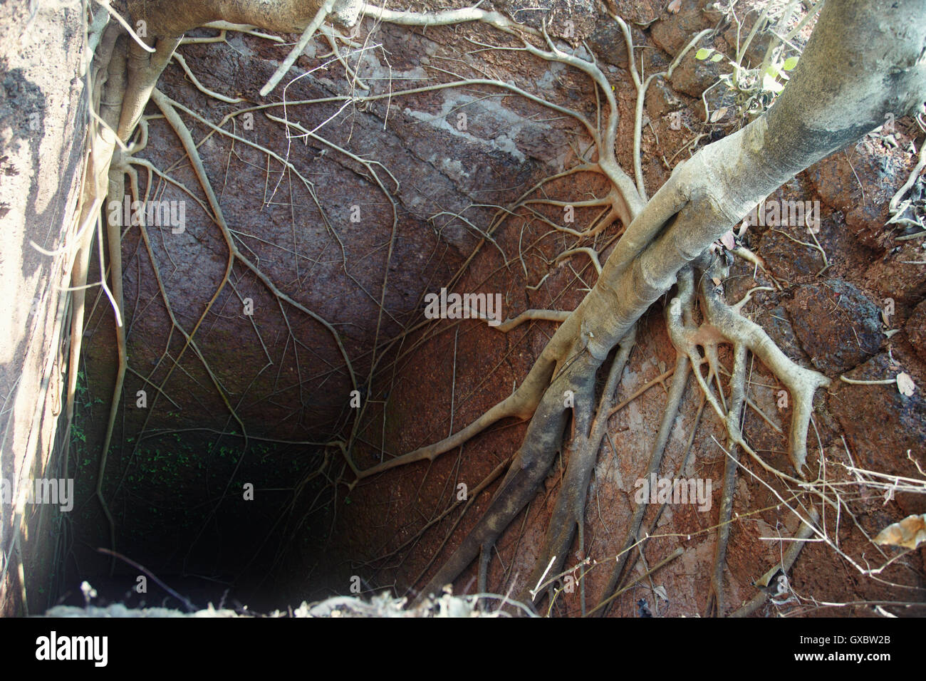 Ancient deep well Stock Photo - Alamy