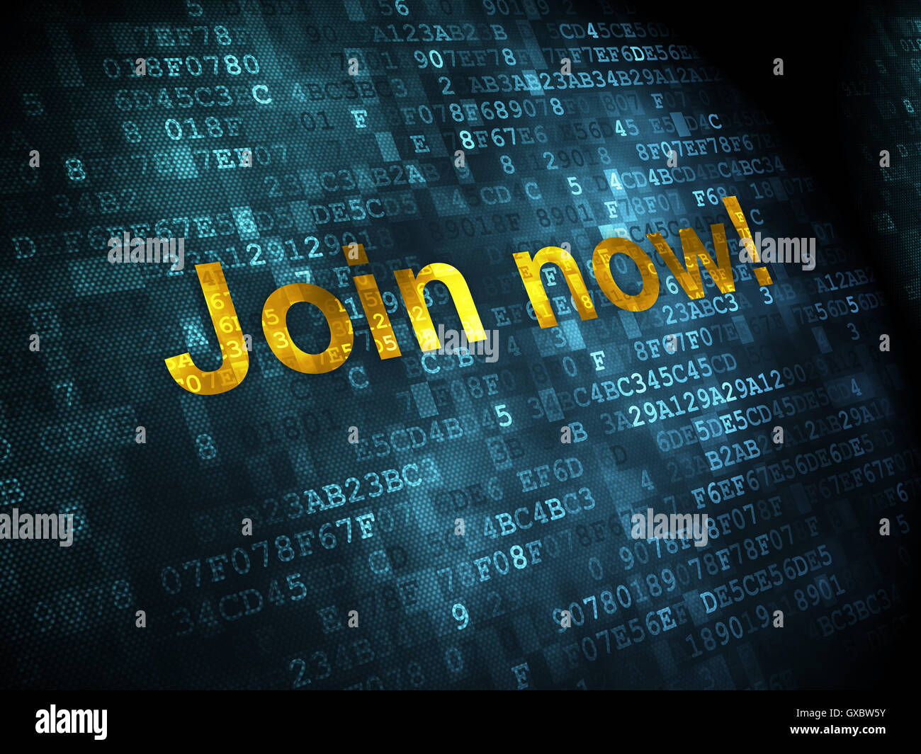 Social network concept: Join now! on digital background Stock Photo - Alamy