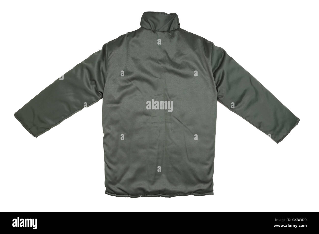 Black jacket back view Stock Photo - Alamy