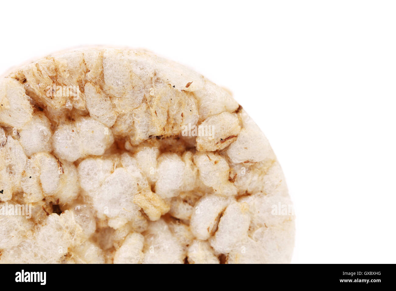 Puffed rice snack in closeup Stock Photo - Alamy