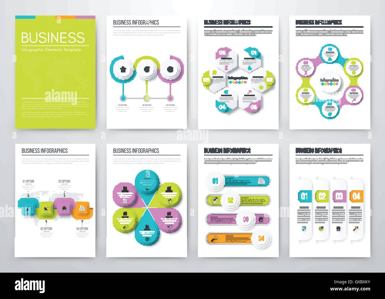 Modern infographic vector concept Stock Vector Image & Art - Alamy