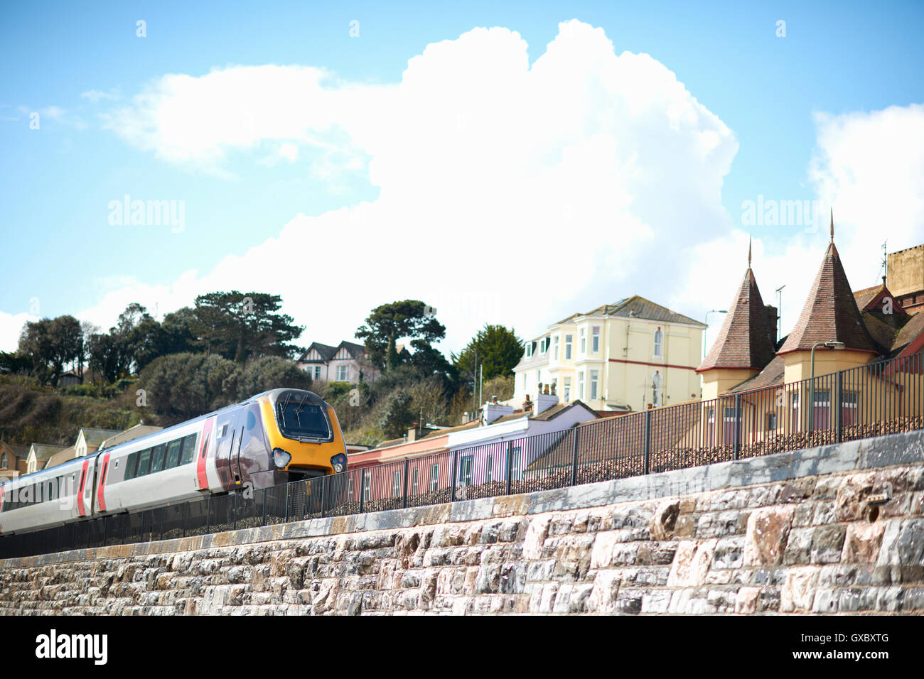 Devon coast railway hi-res stock photography and images - Alamy