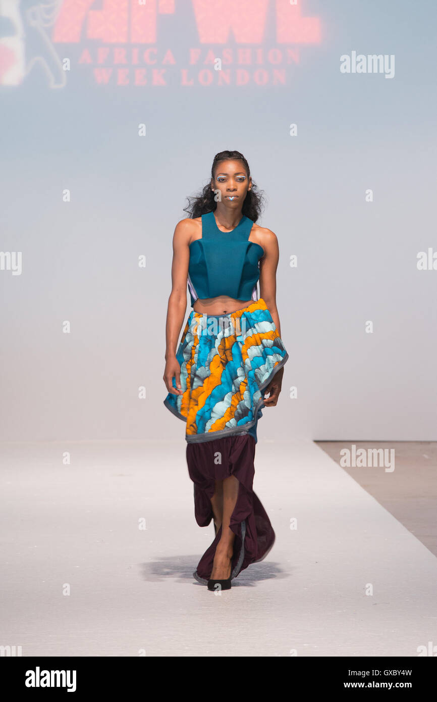 Laura Jane Fashion is showcased at the Africa Fashion Week London held ...