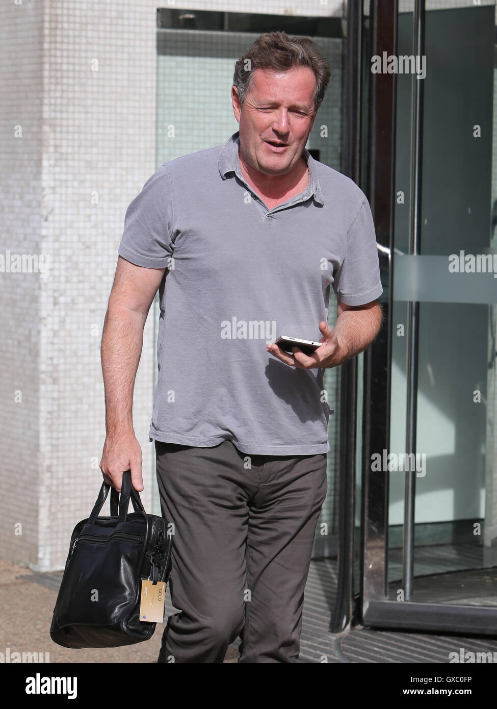 Piers Morgan outside ITV Studios Featuring: Piers Morgan Where: London ...
