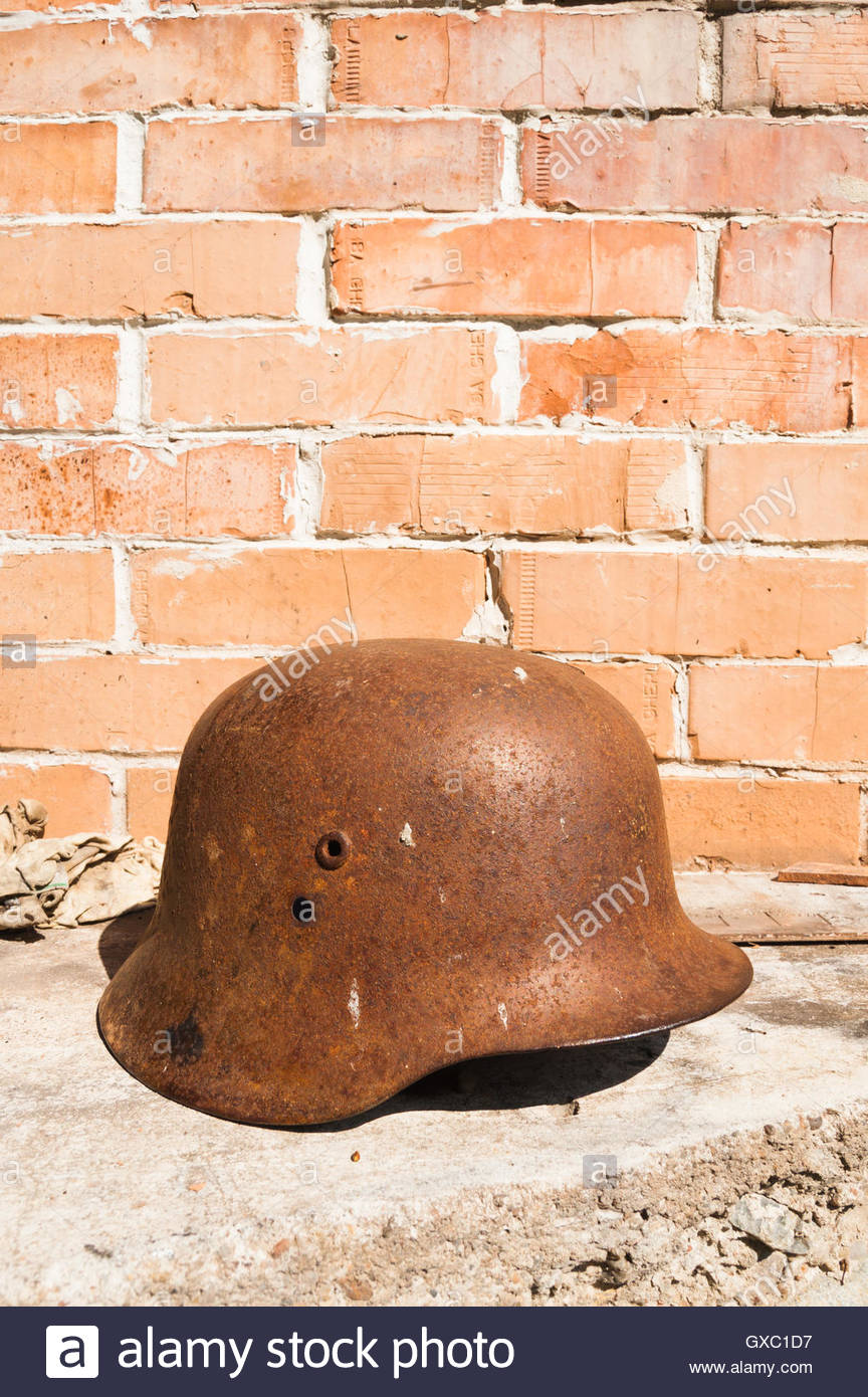 Rusty War Helmet High Resolution Stock Photography and Images - Alamy