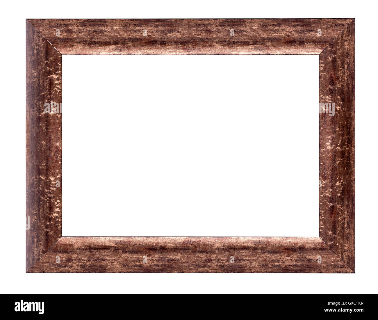 Picture frame isolated on a white background Stock Photo - Alamy