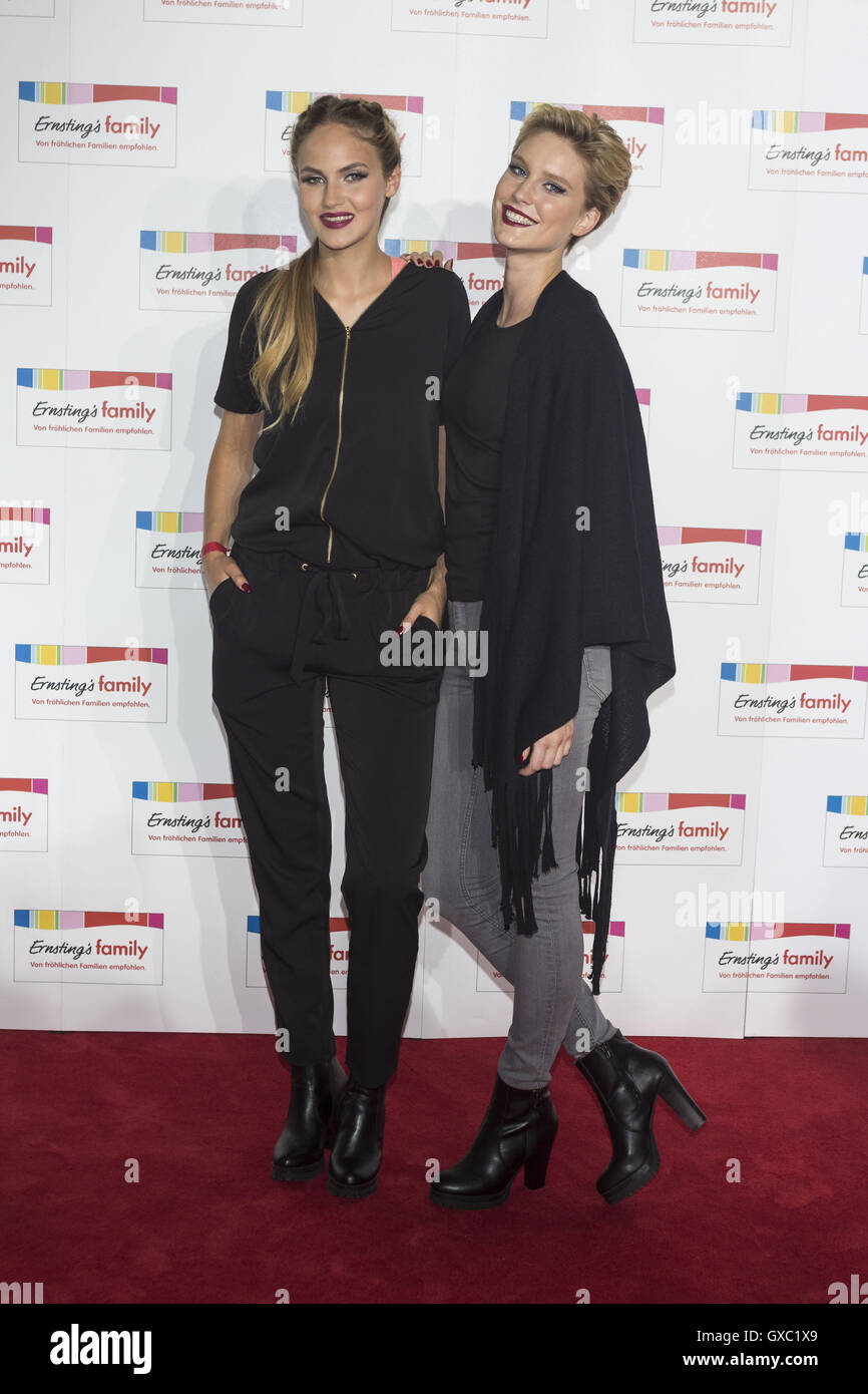 Celebrities attending the Ernstings family Fashion Show spring/winter ...