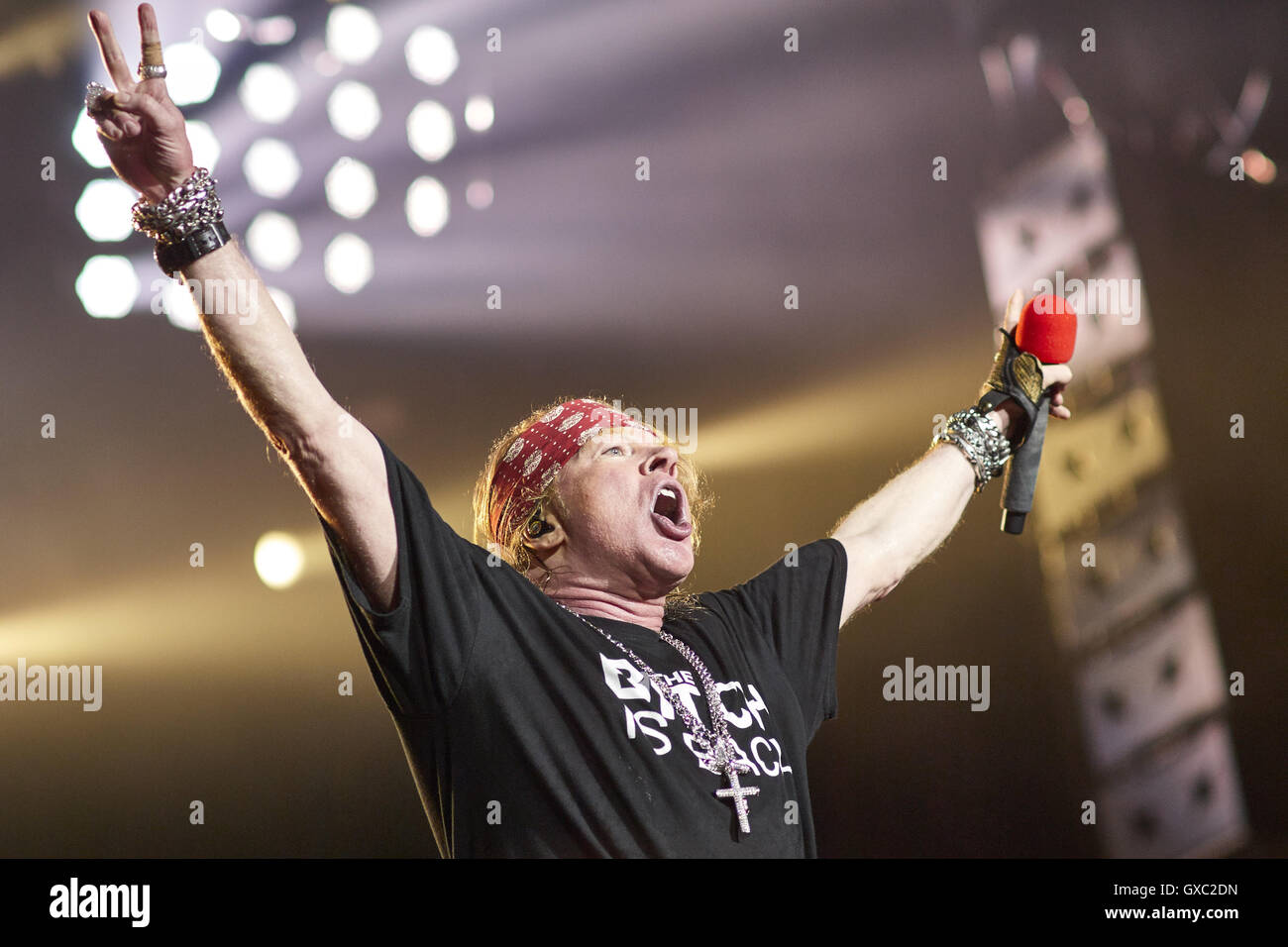 Guns N’ Roses perform live in concert at Soldier Field during the 'Not ...
