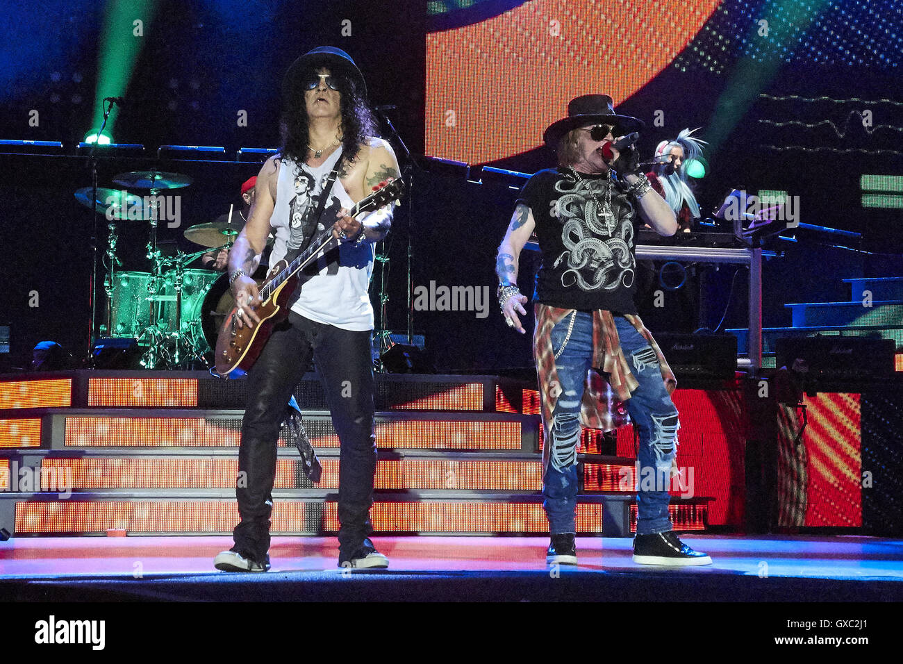 Guns N’ Roses perform live in concert at Soldier Field during the 'Not ...