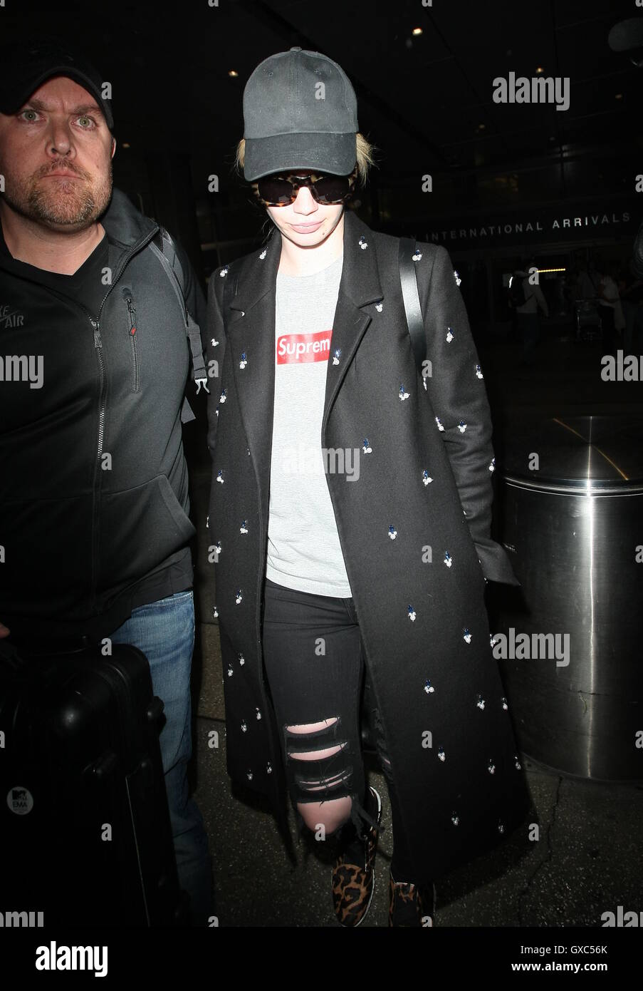 Iggy Azalea arriving at Los Angeles International Airport (LAX) wearing ...
