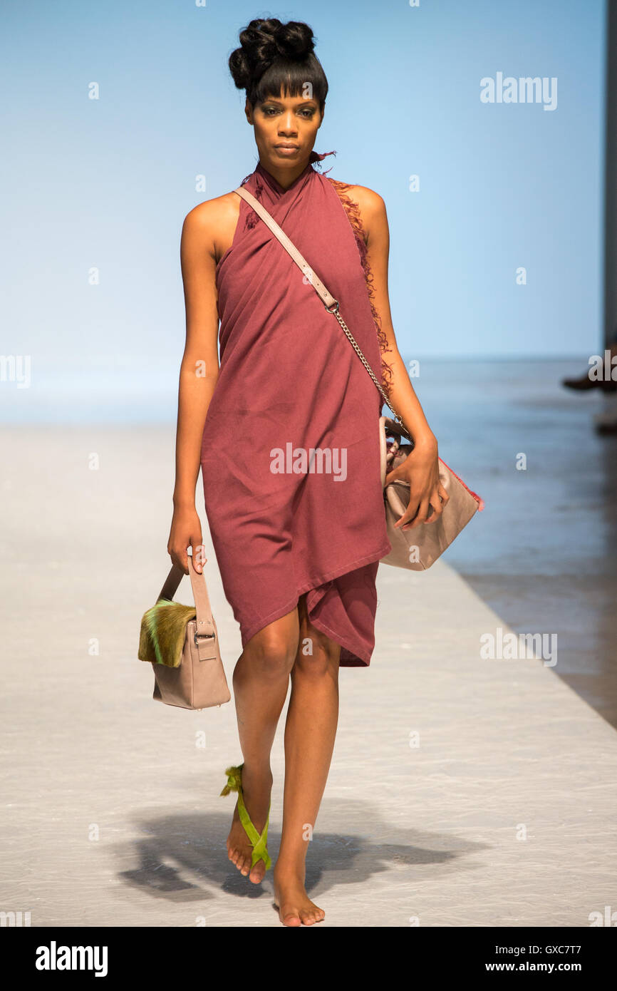 Sherene Melinda is showcased at the Africa Fashion Week London held at ...