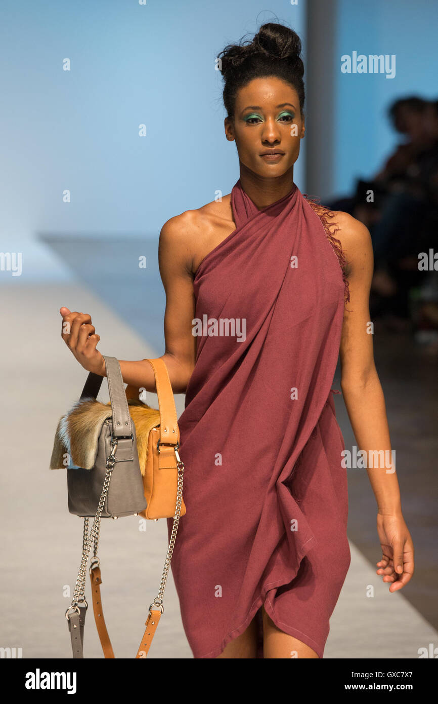 Sherene Melinda is showcased at the Africa Fashion Week London held at ...