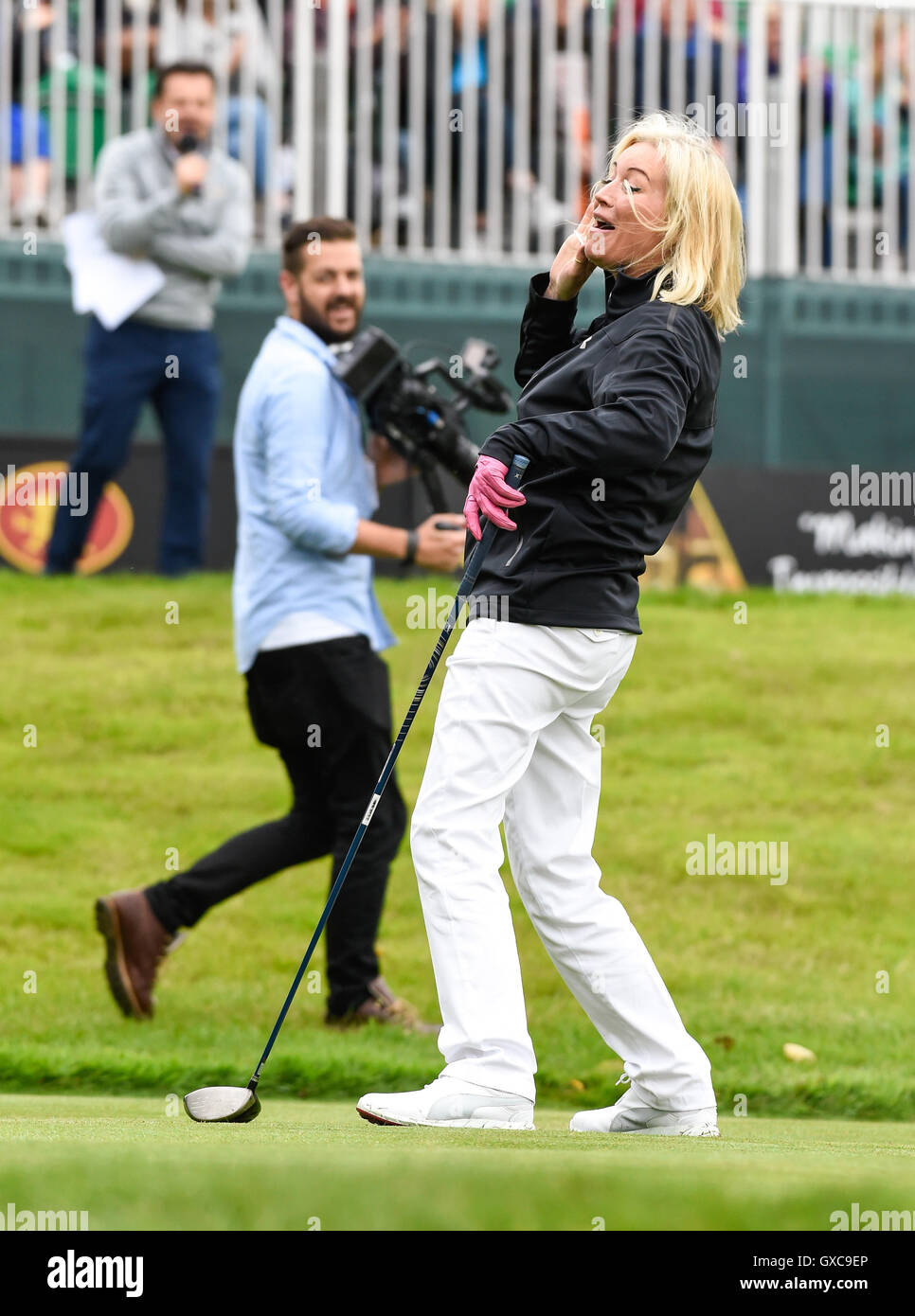 The Celebrity Cup 2016 at Celtic Manor, Wales Featuring: Denise Van ...