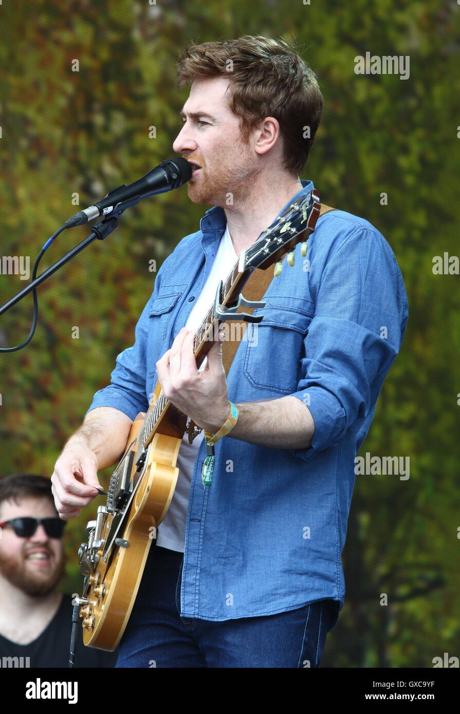 Singer Jamie Nelson performs at Barclaycard British Summer Time in Hyde ...