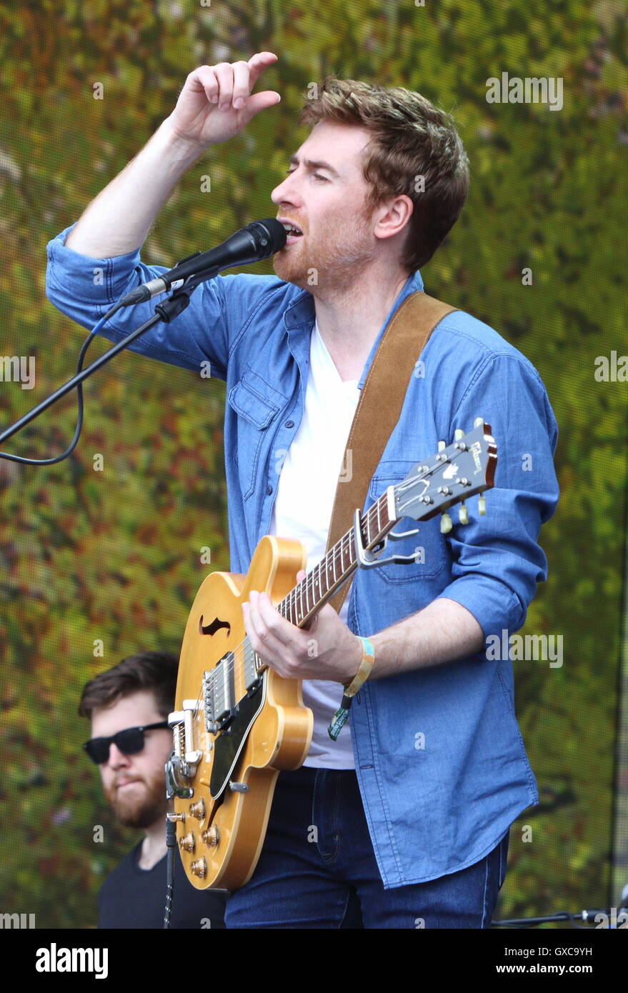 Singer Jamie Nelson performs at Barclaycard British Summer Time in Hyde ...