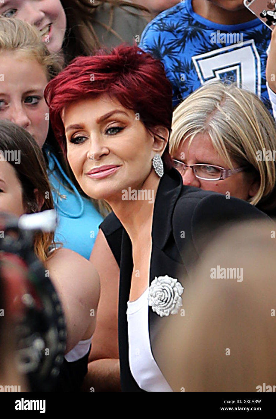 X Factor Judges and presenters arriving at Wembley Arena for the X ...